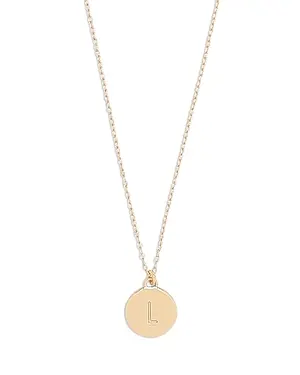 Kate Spade New York Kate Spade New York Mini Initial Pendant Necklace L