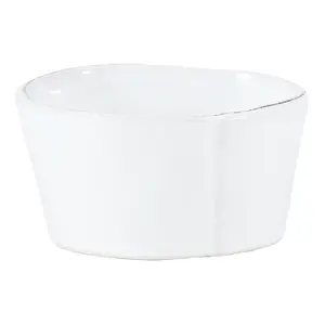 VIETRI Lastra Condiment Bowl - White