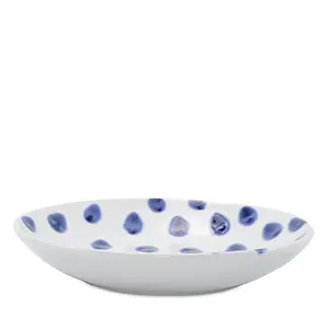 VIETRI Santorini Dot Pasta Bowl - Blue