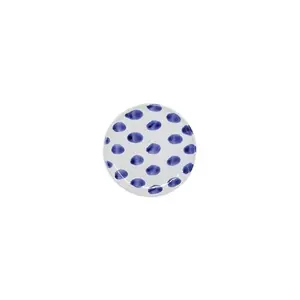 VIETRI Santorini Dot Cocktail Plate - Blue