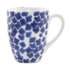 VIETRI Santorini Flower Mug - Blue