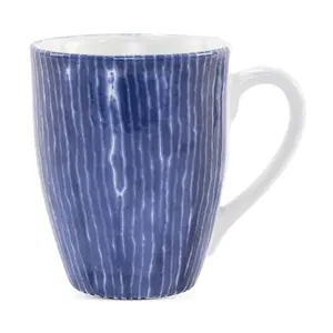 VIETRI Santorini Stripe Mug - Blue
