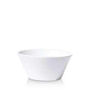 VIETRI Melamine Lastra Large Stacking Serving Bowl - White