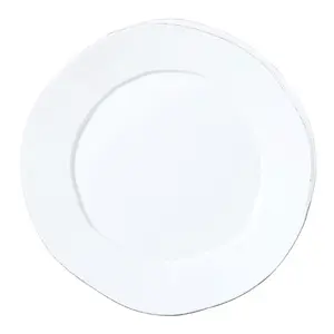 VIETRI Lastra Round Platter - White