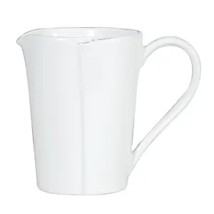VIETRI Lastra Pitcher - White