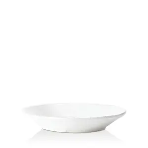 VIETRI Melamine Lastra Shallow Bowl - White