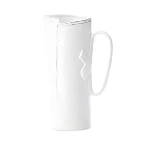 VIETRI Lastra Tavern Pitcher - White