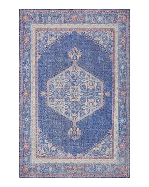 SURYA Zahra Area Rug, 3'6 X 5'6 - Blue/red/camel