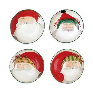 VIETRI Old St. Nick Assorted Pasta Bowls, Set Of 4 - Misc
