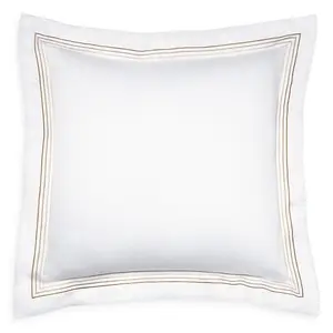 Frette Cruise Euro Sham Exclusive - White/beige
