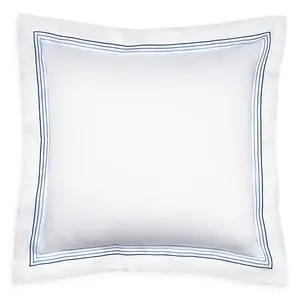 Frette Cruise Euro Sham Exclusive - White/sky Blue