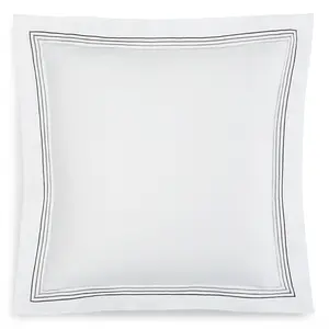 Frette Cruise Euro Sham Exclusive - White/slate Gray