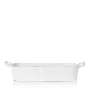 VIETRI Lastra Rectangular Baker - White