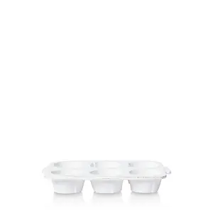 VIETRI Lastra Muffin Tin - White