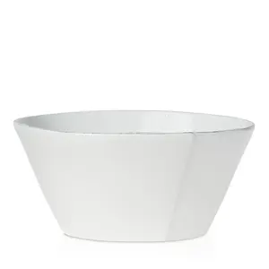 VIETRI Lastra Large Stacking Serving Bowl - White