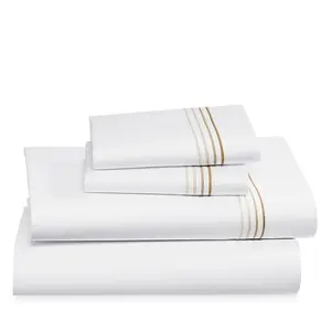Frette Cruise Sheet Set, Queen Exclusive - White/beige