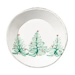 VIETRI Melamine Lastra Holiday Pasta Bowl - White