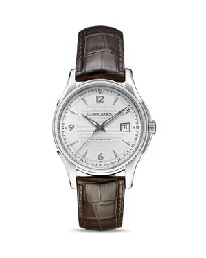 Hamilton Jazzmaster Automatic Watch - White/brown