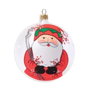 VIETRI Old St. Nick Golfing Ornament - Multi