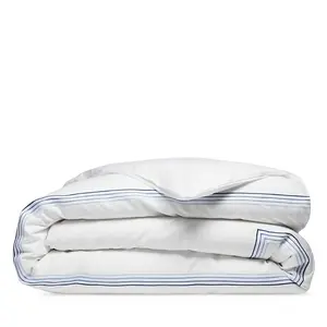 Frette Cruise Duvet Cover, Full/queen Exclusive - White/sky Blue