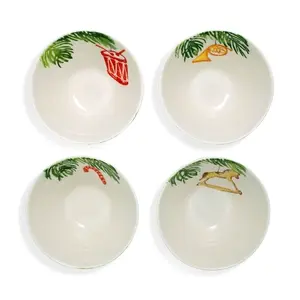 VIETRI Nutcrackers Assorted Cereal Bowls, Set Of 4