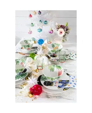 VIETRI Nutcrackers Assorted Cereal Bowls, Set Of 4