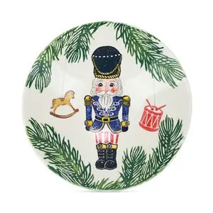 VIETRI Nutcrackers Large Serving Bowl