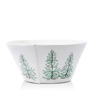 VIETRI Lastra Holiday Large Stacking Serving Bowl - Multi
