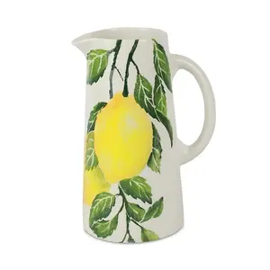 VIETRI Limoni Pitcher - Yellow