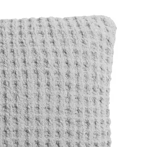 SUNDAY CITIZEN Waffle Throw Pillow, 20 X 20 - Cloud Grey