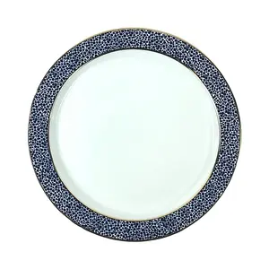 MICHAEL WAINWRIGHT Panthera Salad Plate Indigo/white