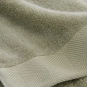 Frette Diamond Bordo Hand Towel Exclusive - Sage Green