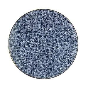 MICHAEL WAINWRIGHT Panthera Canape Plate Indigo/white