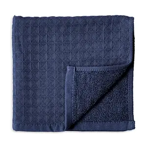 UCHINO Waffle Twist Washcloth Indigo