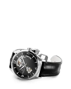 Hamilton Jazzmaster Open Heart Watch - Black