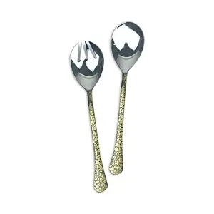 MICHAEL WAINWRIGHT Panthera Salad Serving Set - Gold