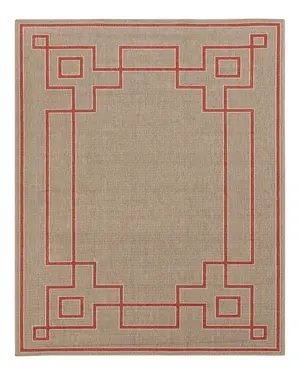 Livabliss Alfresco Alf-f Area Rug, 5'11 X 8'10 - Brown