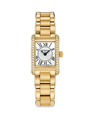 FREDERIQUE CONSTANT Carree 23mm Watch - White/gold