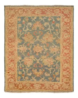 SURYA Hillcrest Hil-9026 Area Rug, 3'6 X 5'6 - Teal/burnt Orange/olive