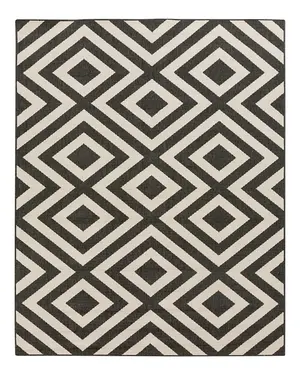 LIVABLISS Alfresco Alf-i Area Rug, 2'5 X 4'5 - Black