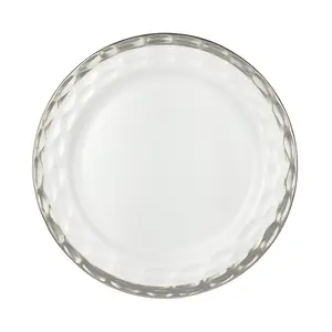 MICHAEL WAINWRIGHT Truro Dinner Plate - White/platinum