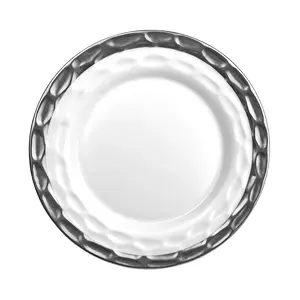 MICHAEL WAINWRIGHT Truro Salad Plate - White/platinum