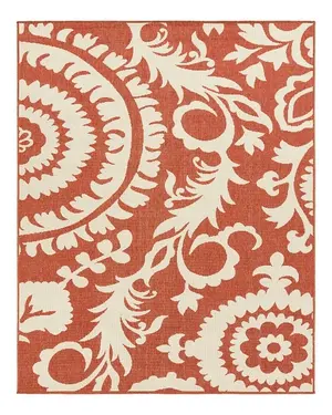 Livabliss Alfresco Alf D Area Rug, 3'7 X 5'7 - Rust