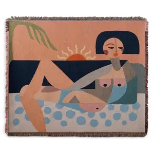 JUNGALOW Justina Blakeney Nude Beach Throw