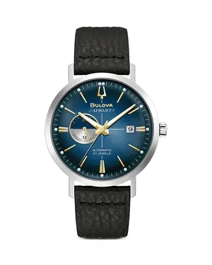 Bulova Aerojet 41mm Watch - Blue/black