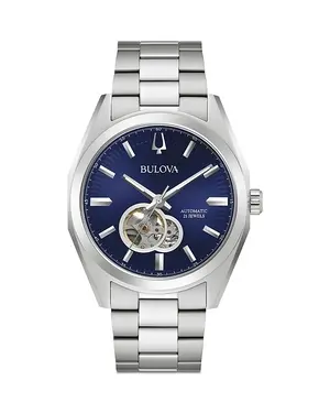 Bulova Surveyor Watch 43.5mm - Blue/silver