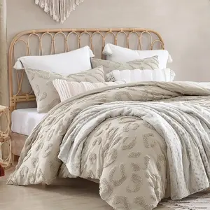 PERI HOME Chenille Leopard Comforter Set, Twin Xl - Linen