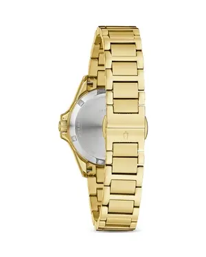 Bulova Marine Star 32mm Watch - White/gold