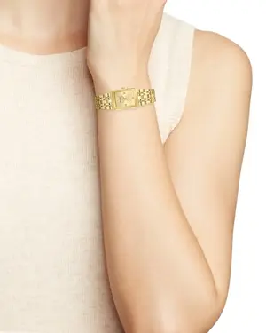 Bulova Futuro Quadra -tone Link Bracelet Watch