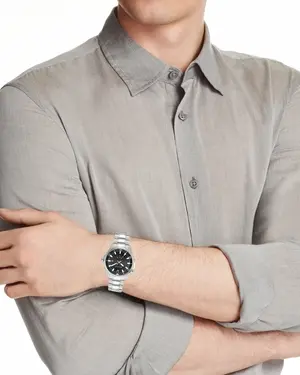 Bulova Marine Star 43mm Watch - Black/silver